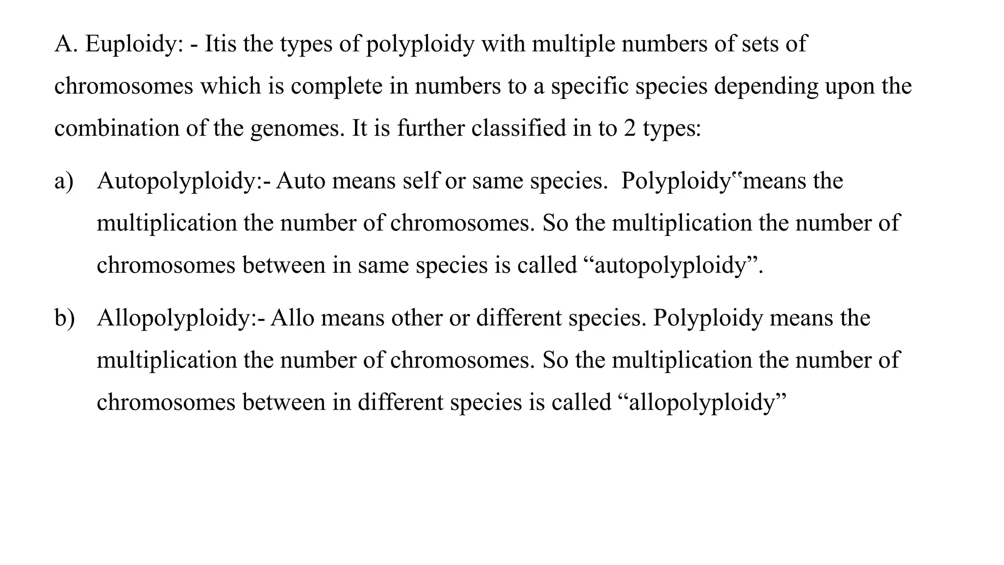 Polyploidy, mutation and hybridization with reference to medicinal ...