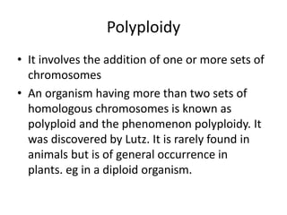 Polyploidy