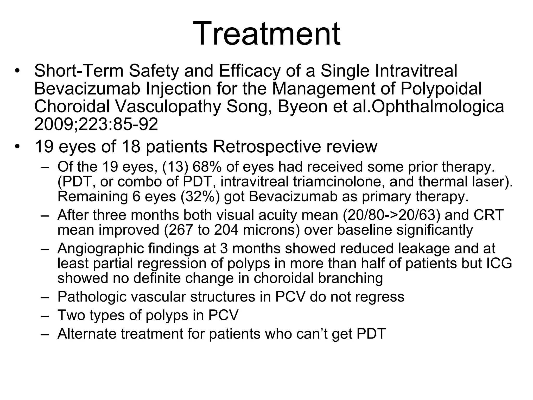 Polypoidal Choroidal Vasculopathy | PPT