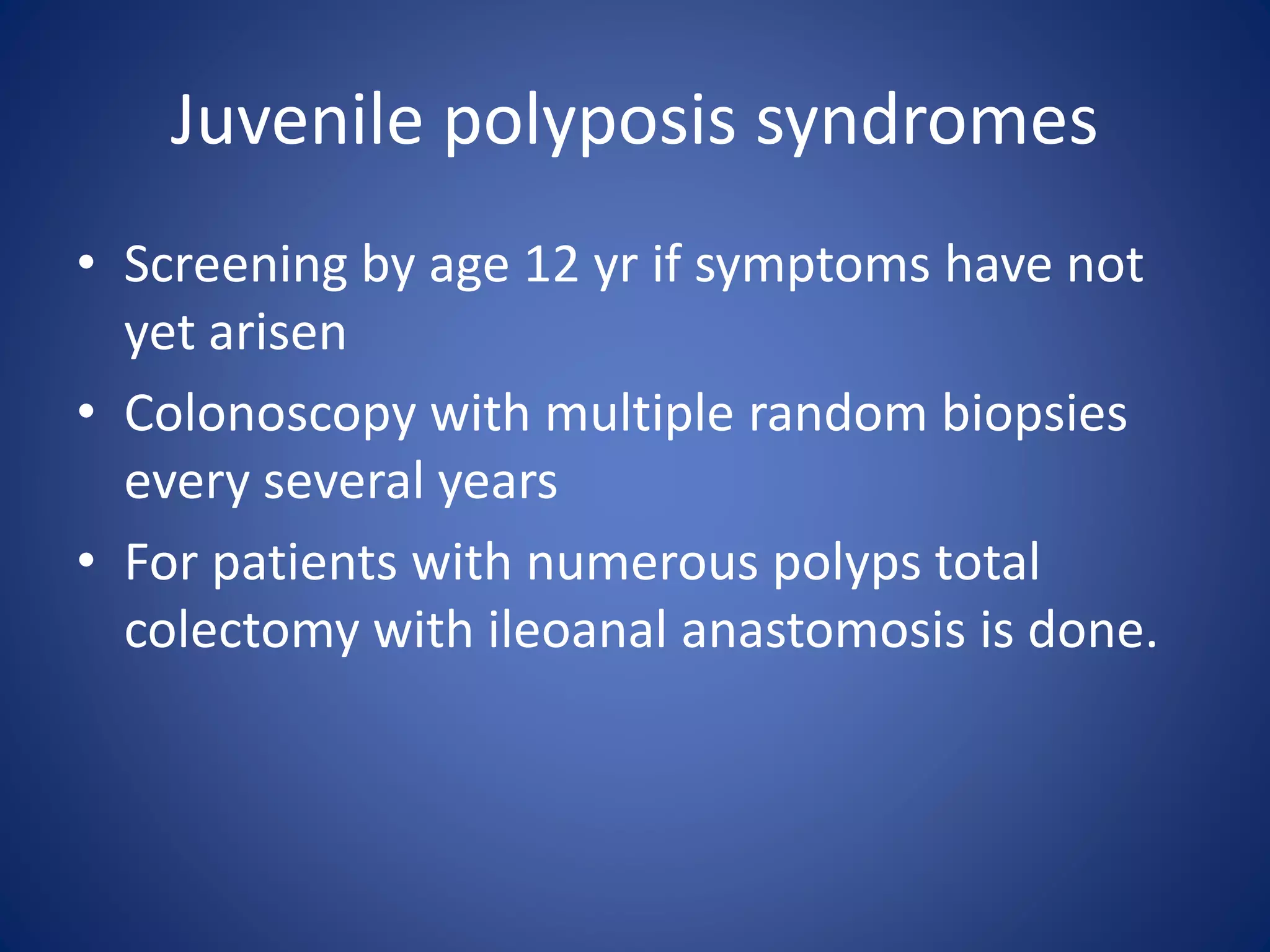 Polypoid diseases of git | PPTX
