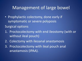 Polypoid diseases of git | PPT