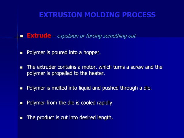 Polymer Processing - II | PPTX
