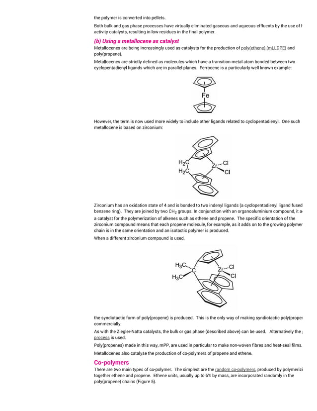 Poly(propene) (polypropylene) | PDF | Chemistry | Science