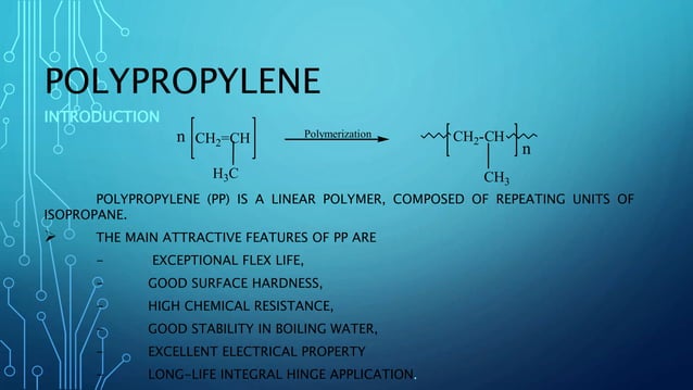 Polypropylene | PPTX | Chemistry | Science