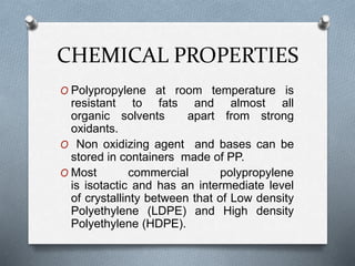Polypropylene | PPTX