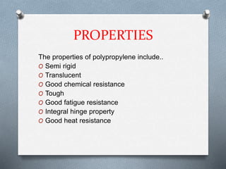Polypropylene | PPTX