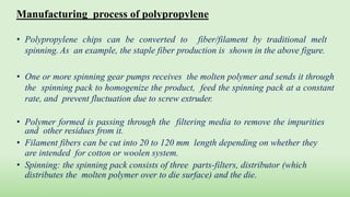 Polypropylene and co polymer | PPTX