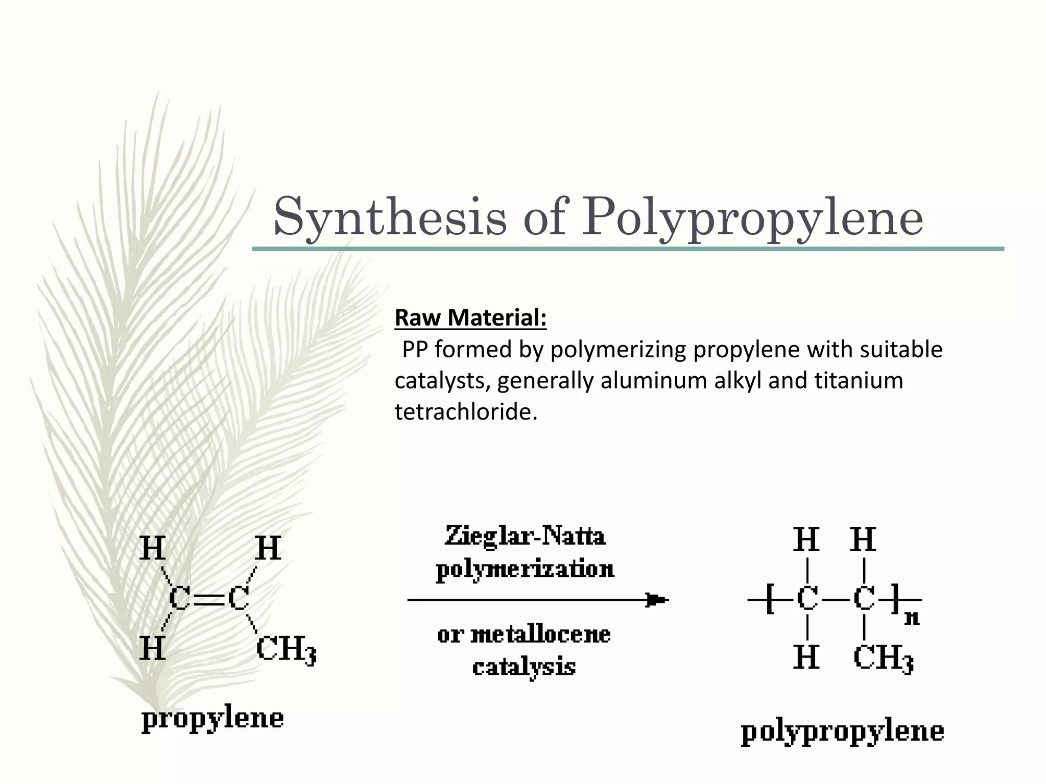 Polypropylene | PPTX | Chemistry | Science