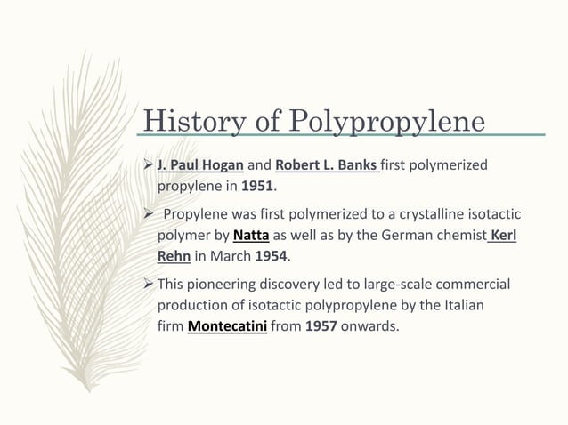 Polypropylene | PPTX | Chemistry | Science