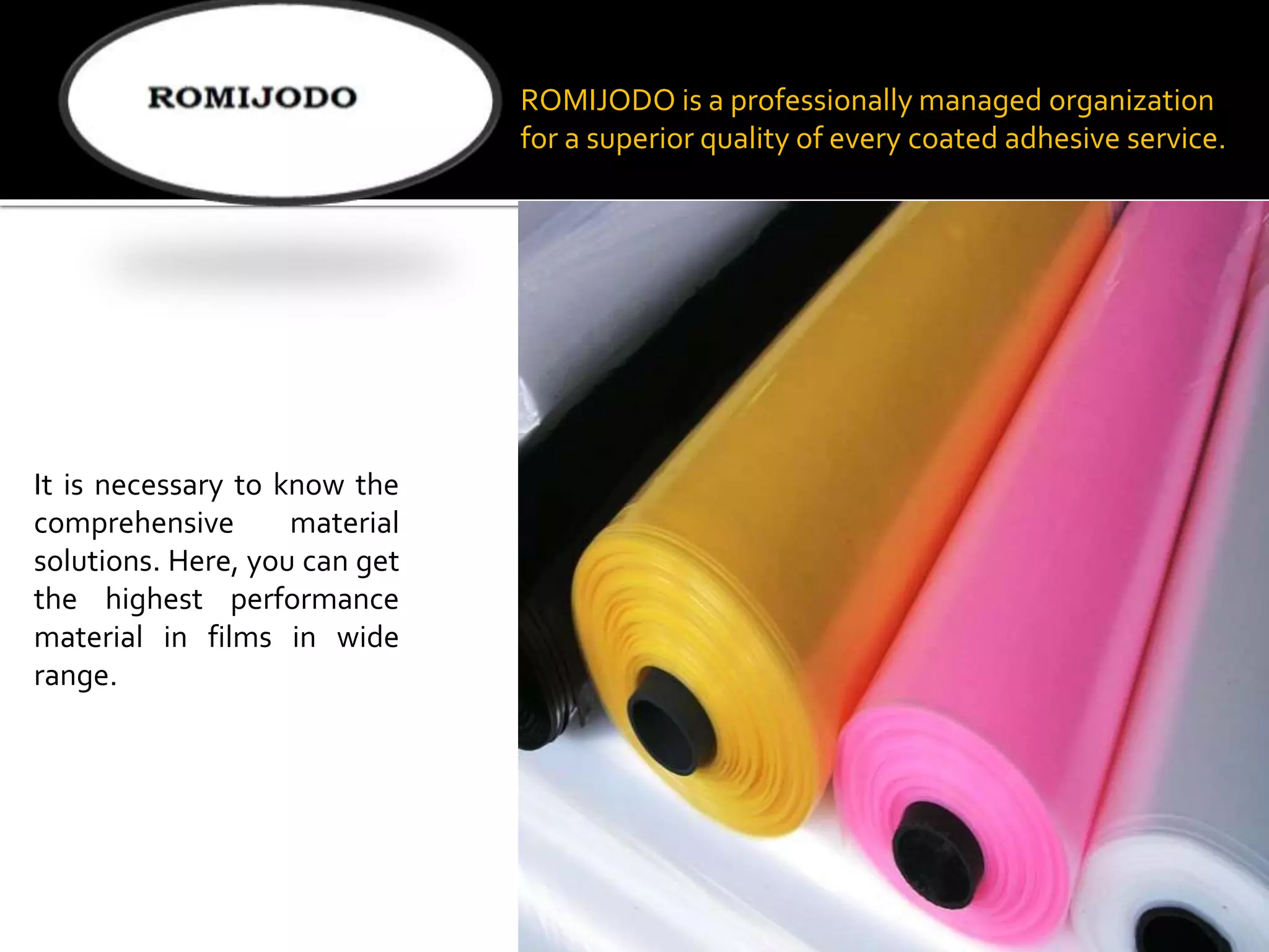 Polypropylene films | PPTX