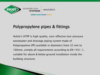 Polypropylene pipes & fittings | PPT