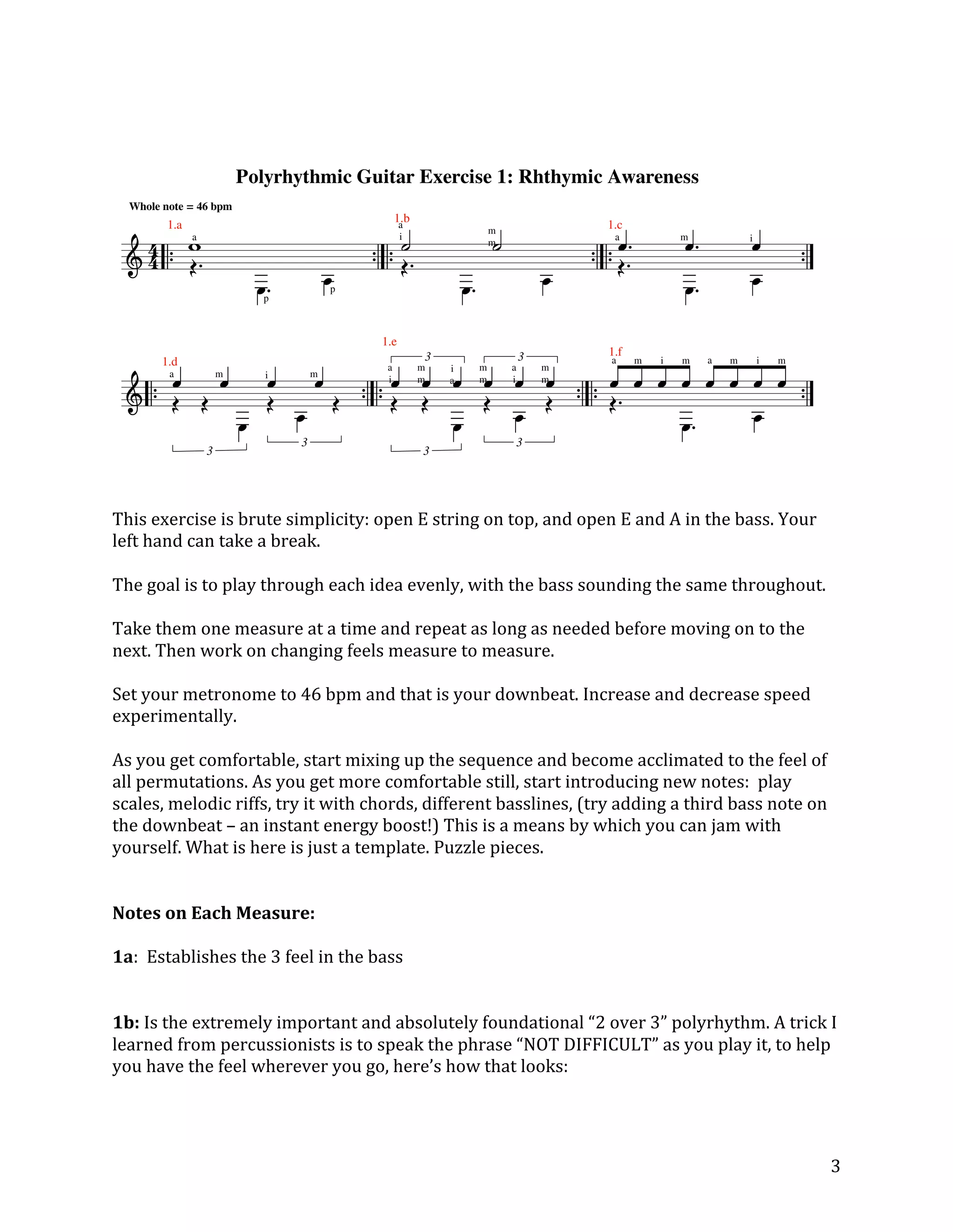 Right Hand Polyrhythmic Technique | PDF