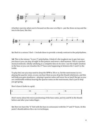 Right Hand Polyrhythmic Technique | PDF
