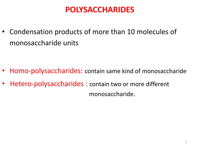 Polysaccharide | PPTX