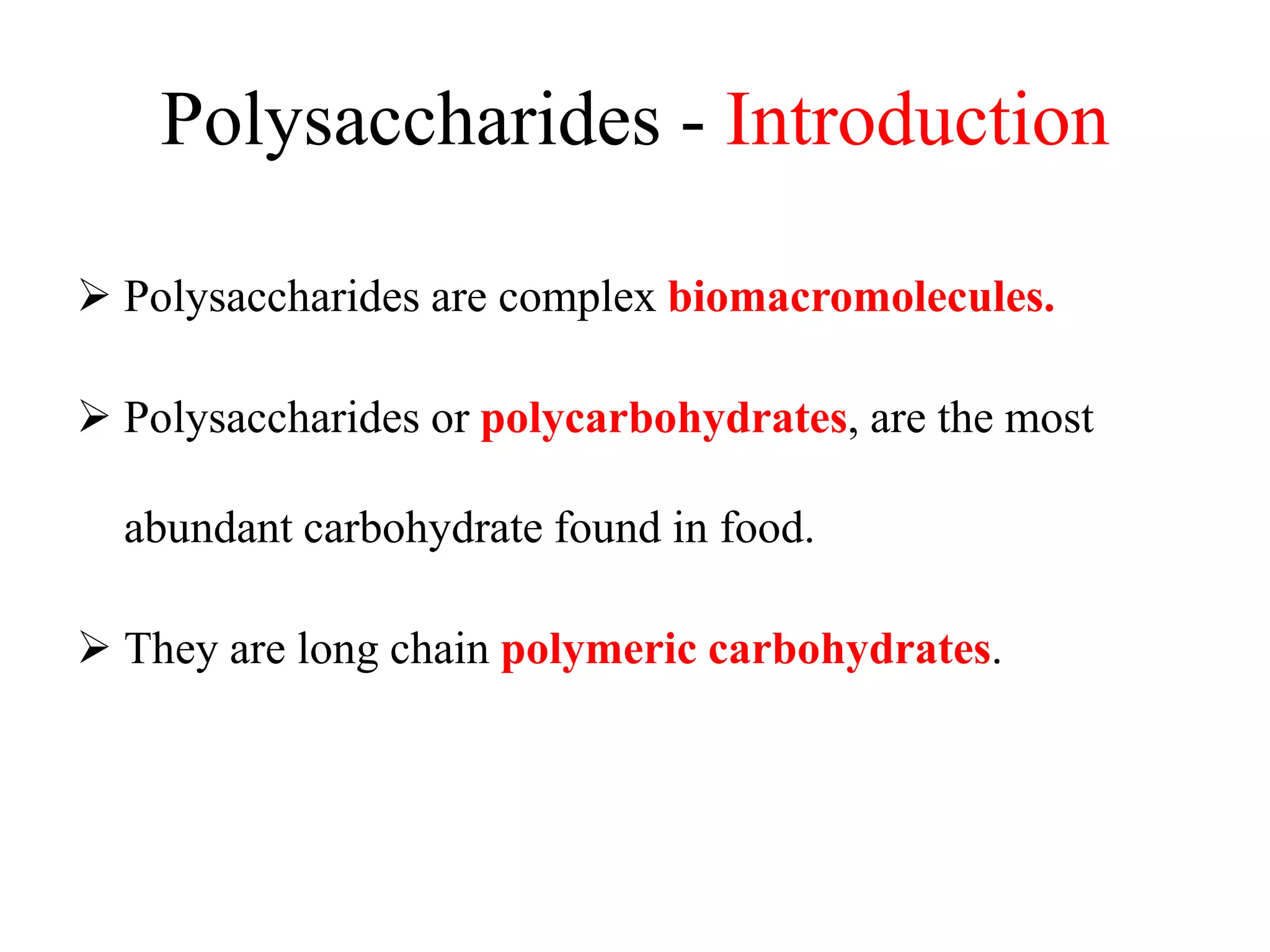 Polysaccharide | PPT