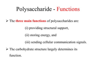 Polysaccharide | PPT