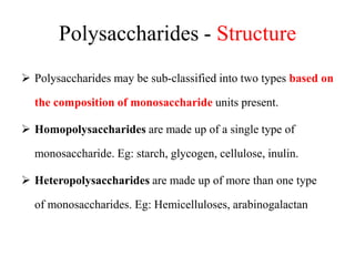 Polysaccharide | PPT
