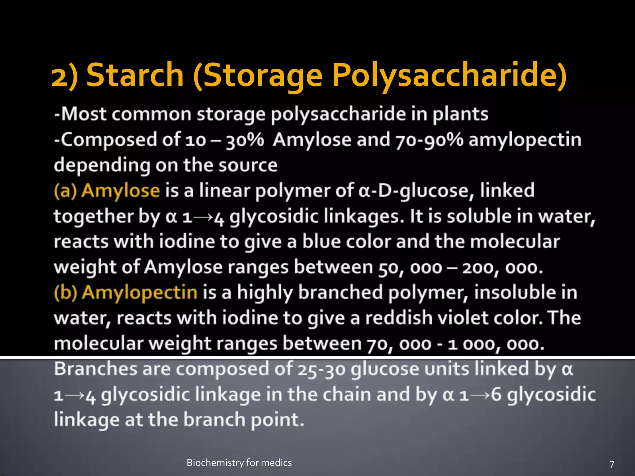Polysaccharides | PPTX
