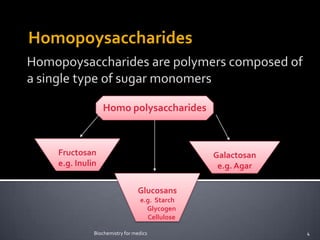 Polysaccharides | PPTX