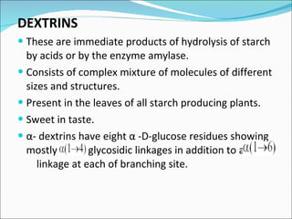 Polysaccharides | PPT