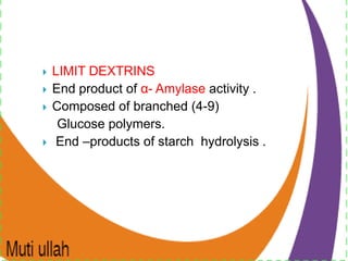 Poly saccharides(inulin,dietary fiber,glycemic index) | PPTX