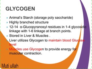 Poly saccharides(inulin,dietary fiber,glycemic index) | PPTX