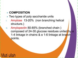Poly saccharides(inulin,dietary fiber,glycemic index) | PPTX