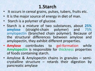 Polysaccharides.ppt | Chemistry | Science