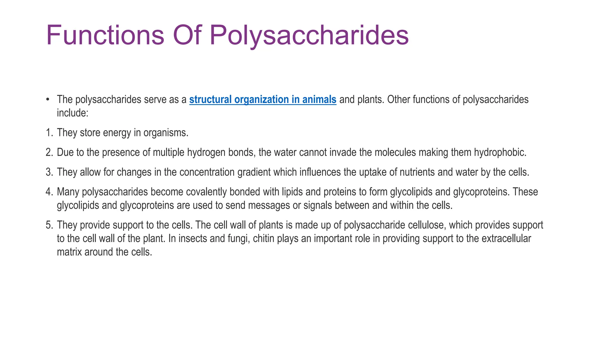 Polysaccharides - structure and functions.pptx