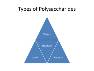 Polysaccharides Xanthan gum & other examples | PPTX