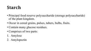 Polysaccharides in foods | PDF