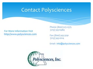 Polysciences | PPT