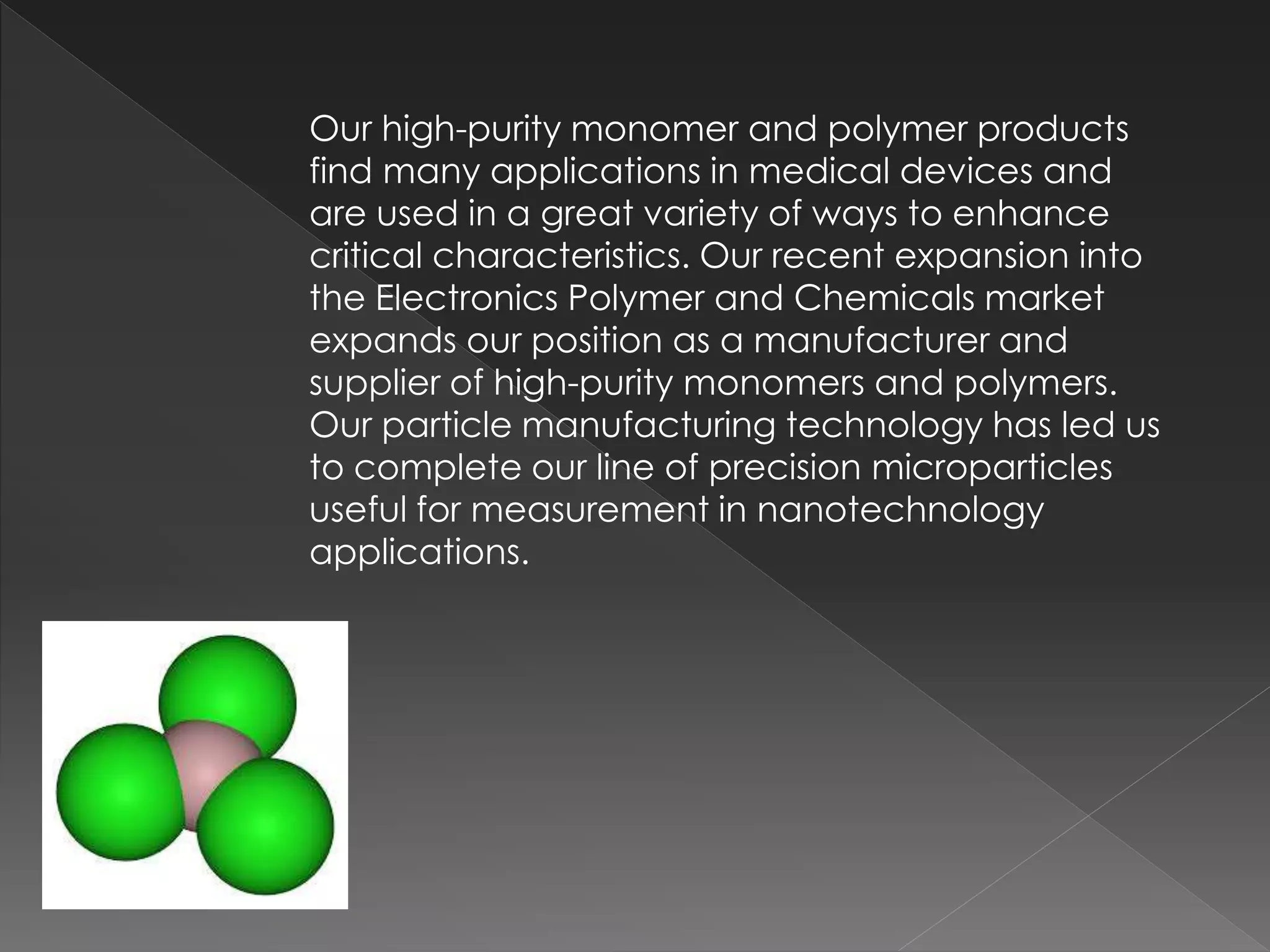 Polysciences - Monomers & Polymers | PPTX
