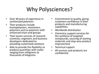 Polysciences | PPT