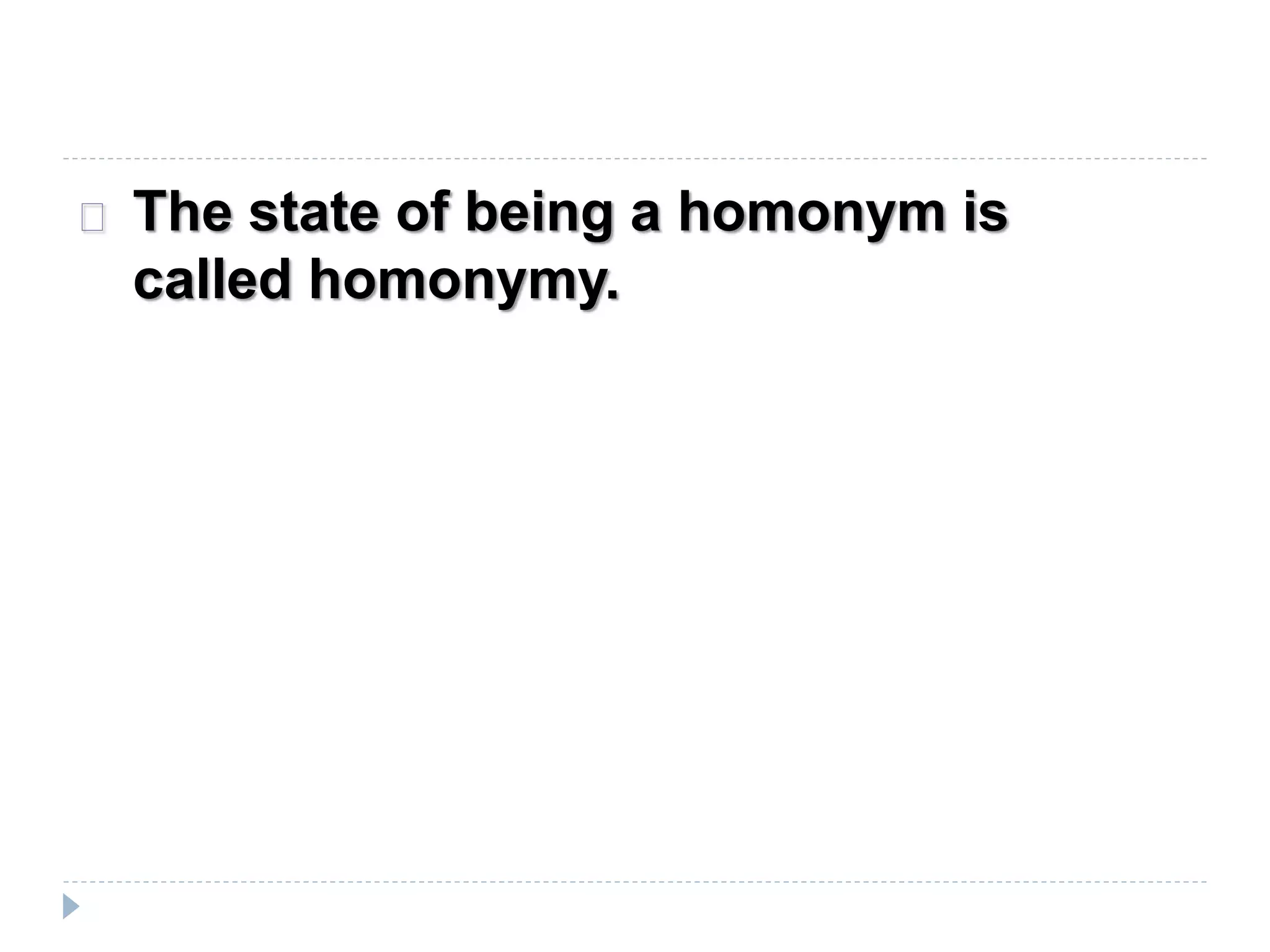 Polysemous and Homonymous expressions | PPTX