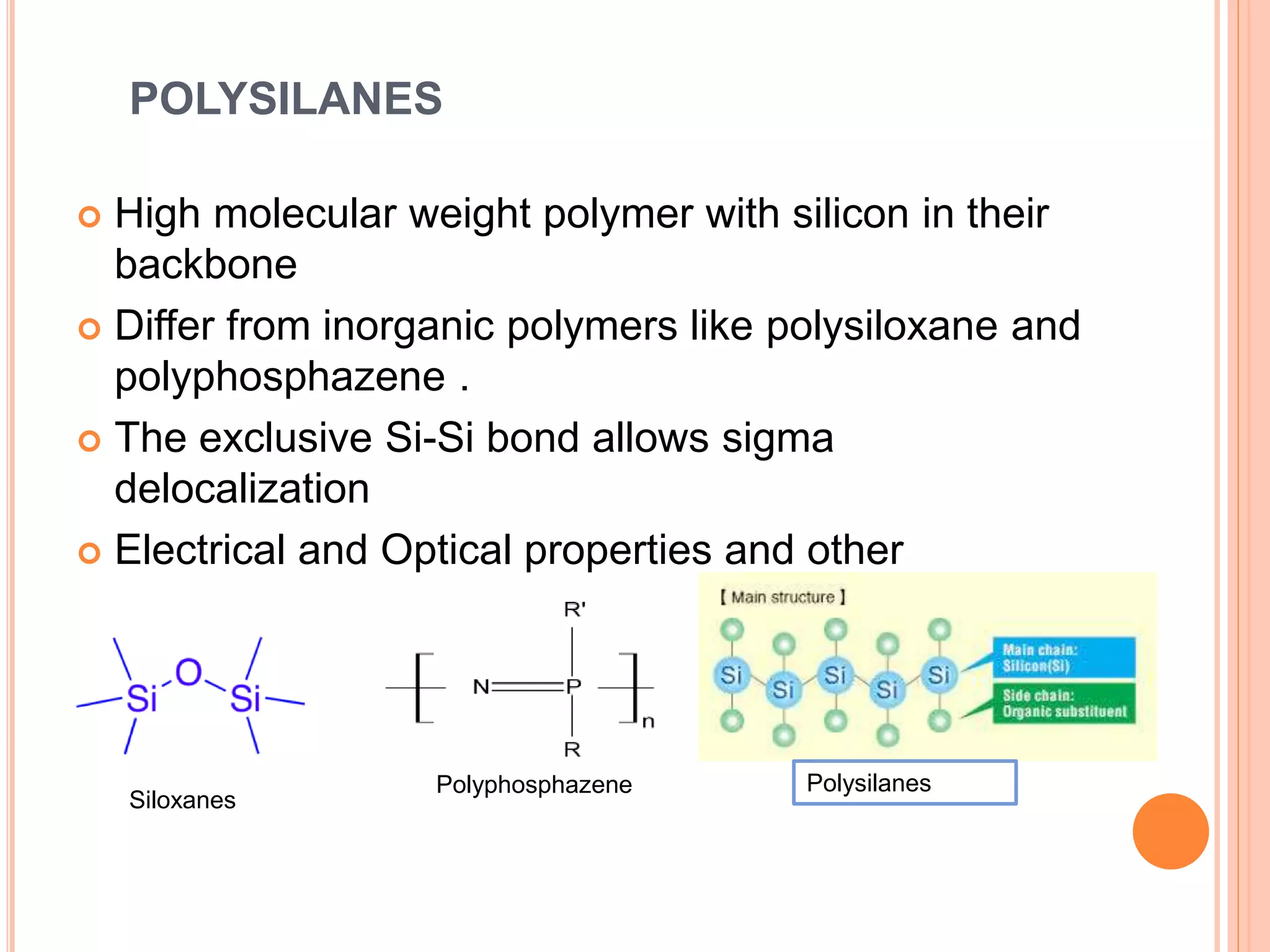 Polysilane application | PPTX