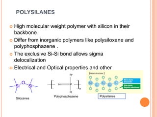Polysilane application | PPTX