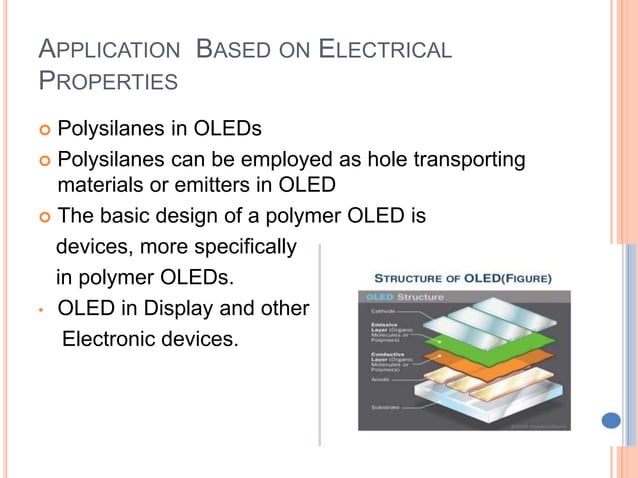 Polysilane application | PPTX