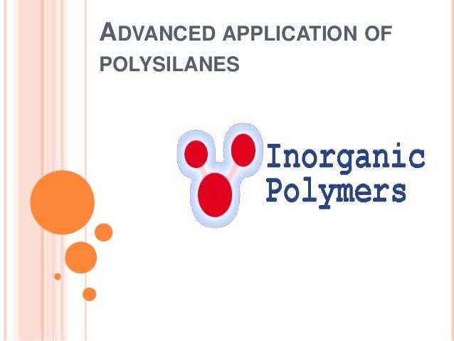 Polysilane application