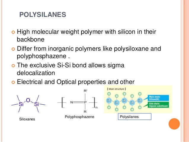 Polysilane application