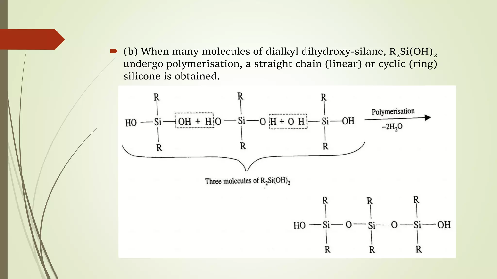 Polysiloxanes,... preparation and properties by Dr. Salma Amir | PPTX
