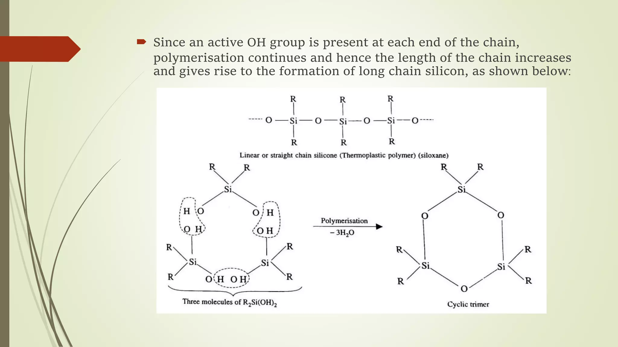 Polysiloxanes,... preparation and properties by Dr. Salma Amir | PPTX