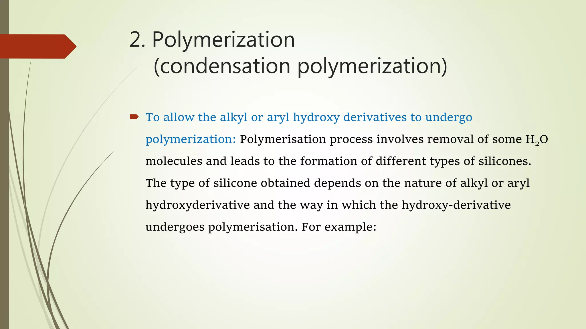 Polysiloxanes,... preparation and properties by Dr. Salma Amir | PPTX