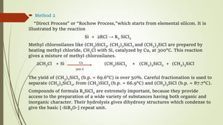 Polysiloxanes,... preparation and properties by Dr. Salma Amir | PPTX