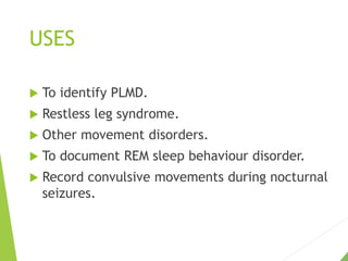 Polysomnography (sleep study) | PPTX