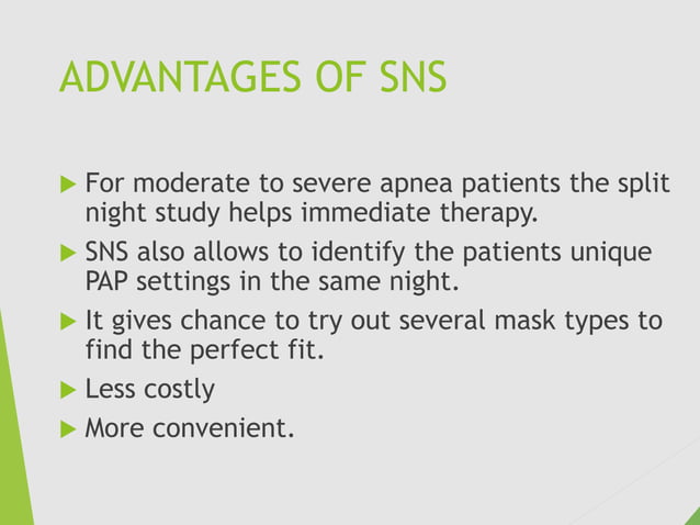 Polysomnography (sleep study) | PPTX | Ear, Nose and Throat Conditions ...