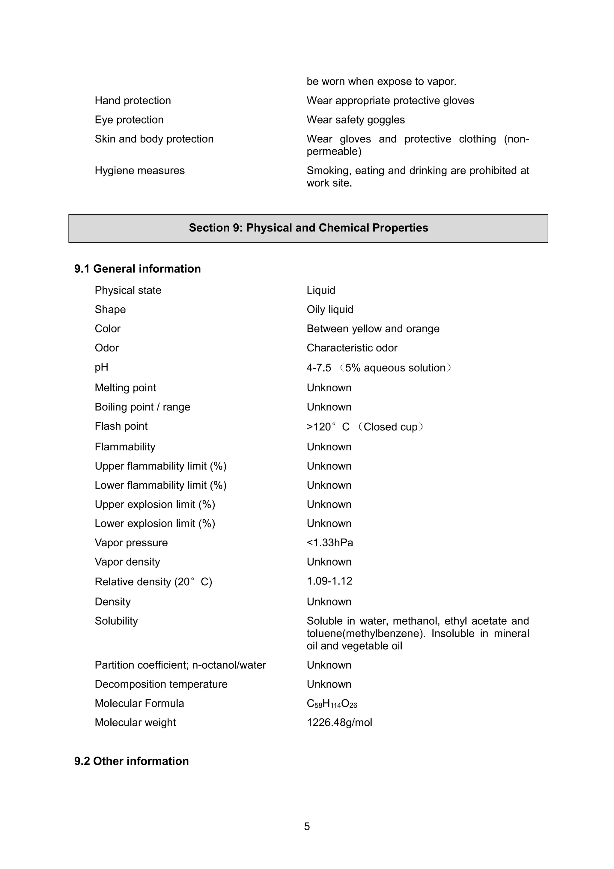 polysorbate 20 msds material safety data sheet | PDF