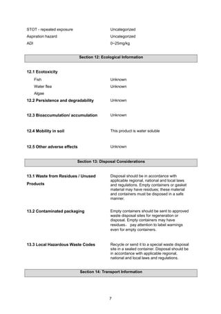 polysorbate 80 msds material safety data sheet | PDF