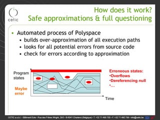 Polyspace CETIC presentation | PPT