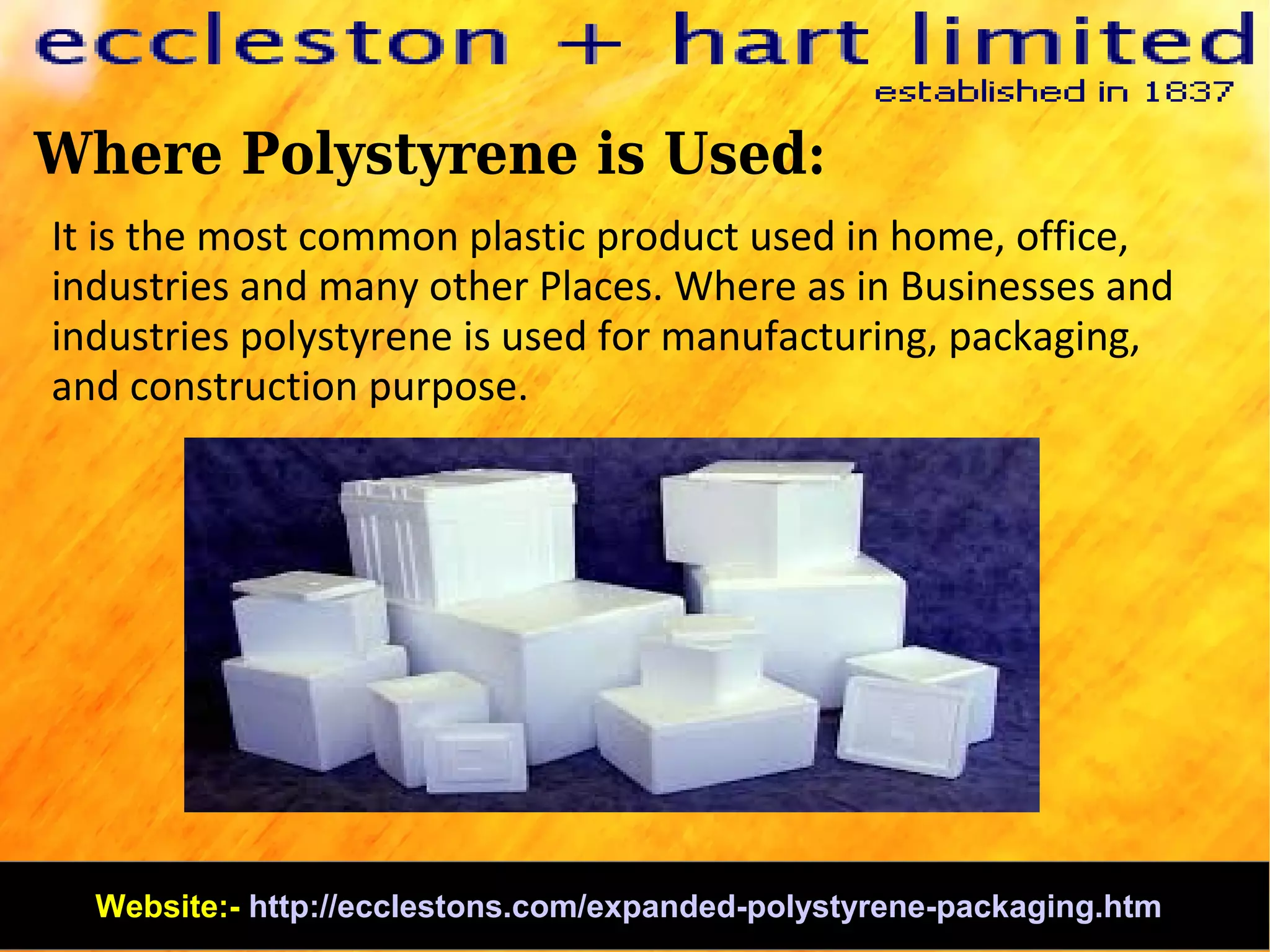Polystyrene and its uses | PPT